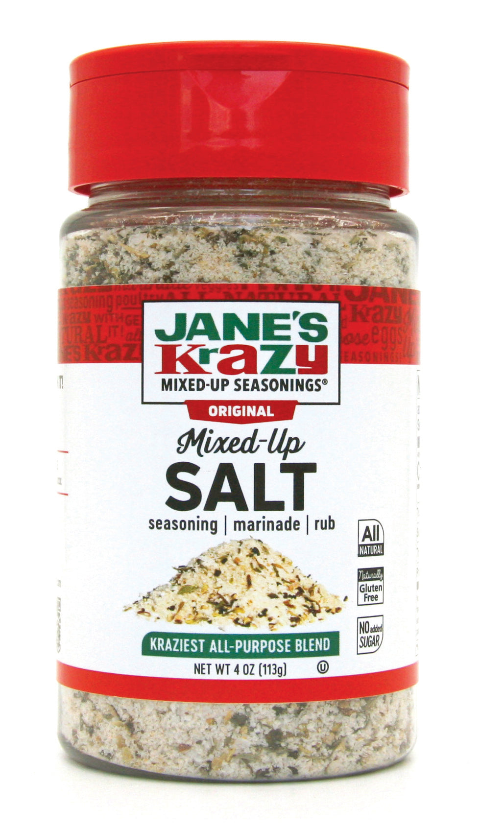 Jane's Krazy Mixed-Up Salt (4 oz or 9.5 oz) (Pack of 4 or 12) – Flavor ...
